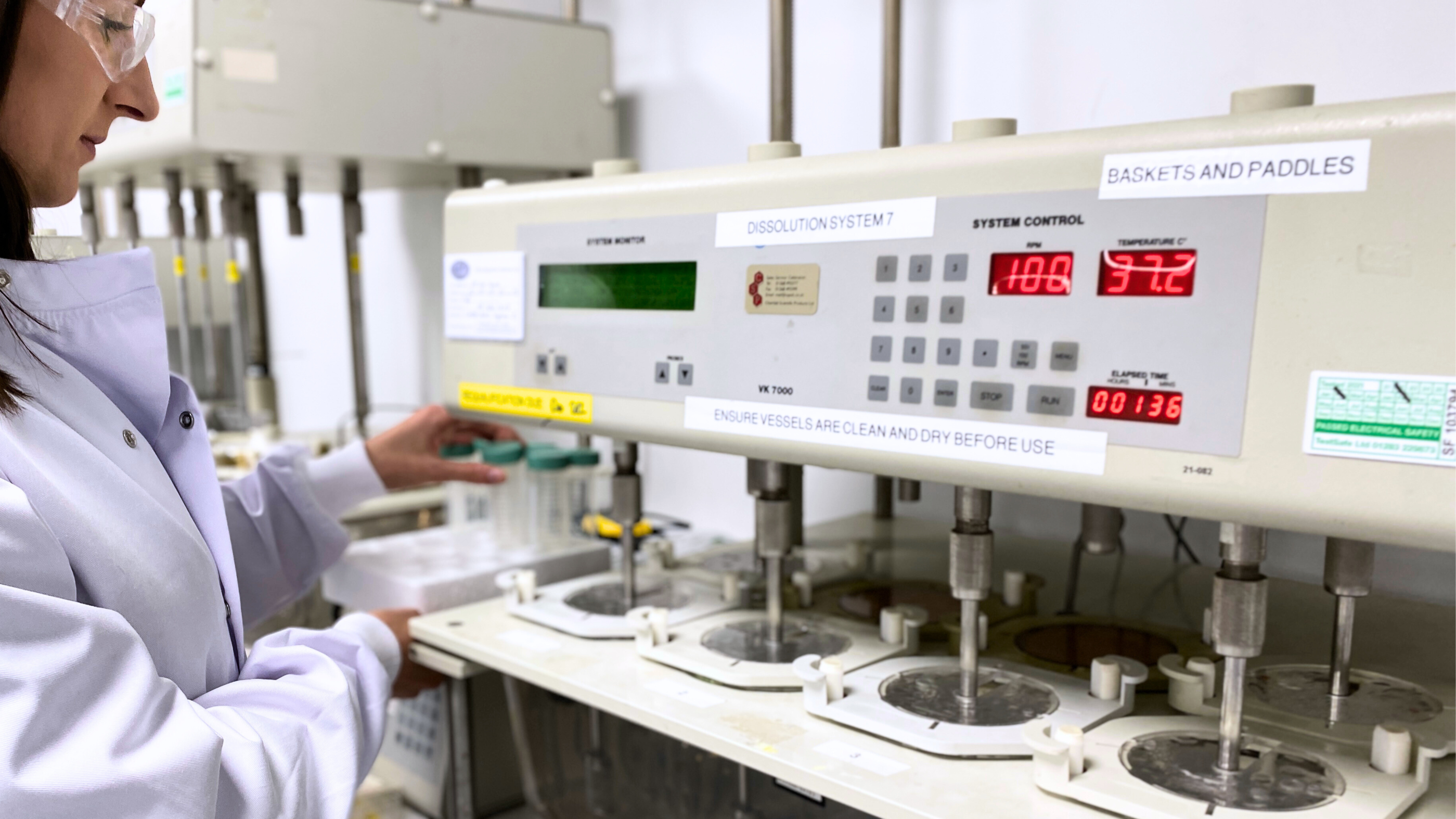 GMP Dissolution Testing at Tentamus Pharma UK